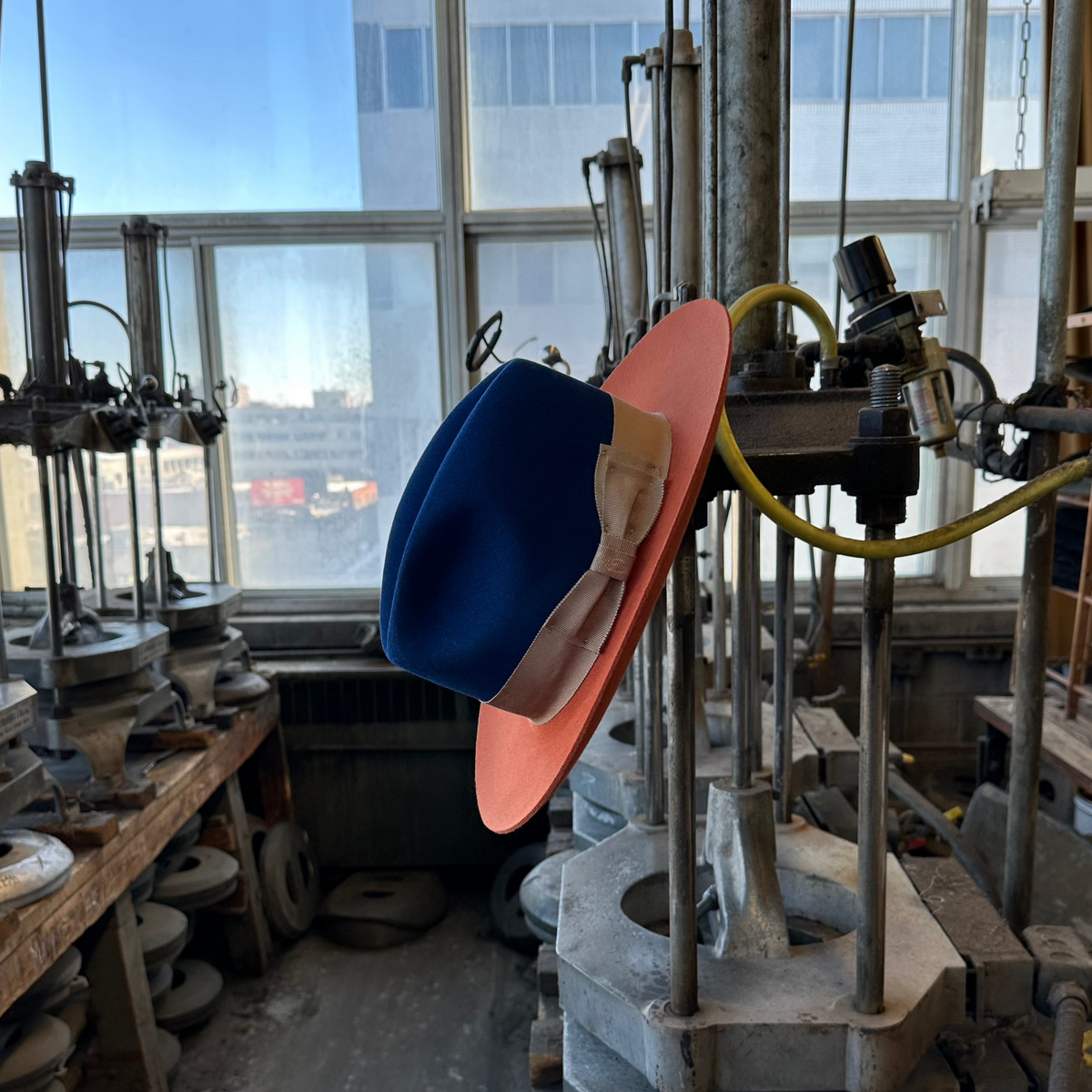 Bellissimo El Capo Two Tone Fedora - Sapphire/Cinnamon - Limited Editi ...