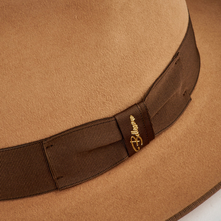 Bellissimo Fox Fedora - Camel – Fedoras.com