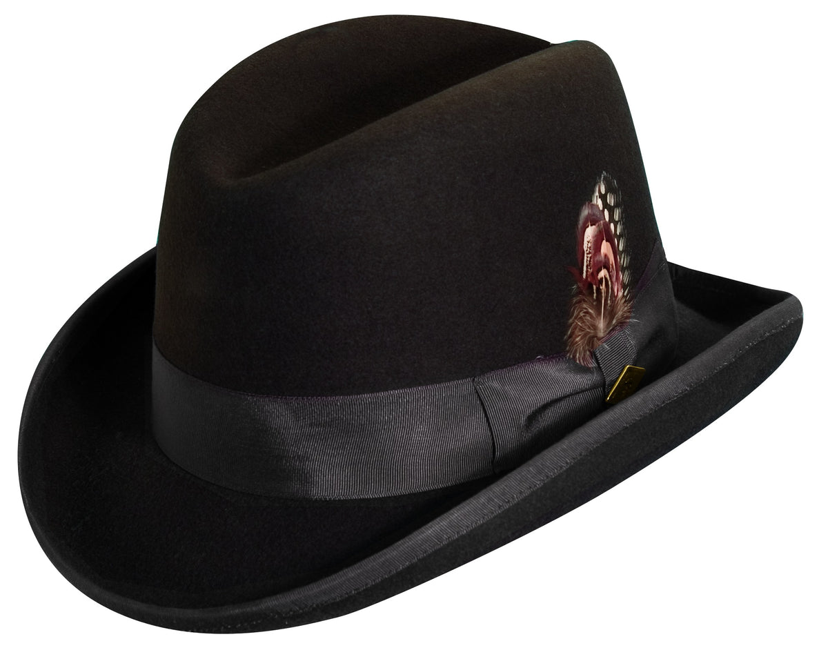 Stacy Adams Wool Felt Homburg – Fedoras.com
