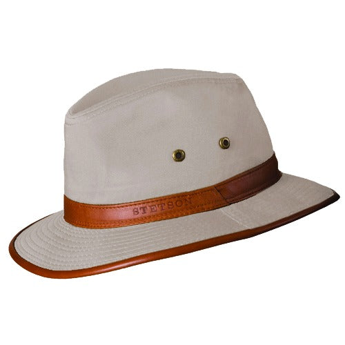 Stetson Topeka Cotton Water Resistant Fedora Hat – Fedoras.com