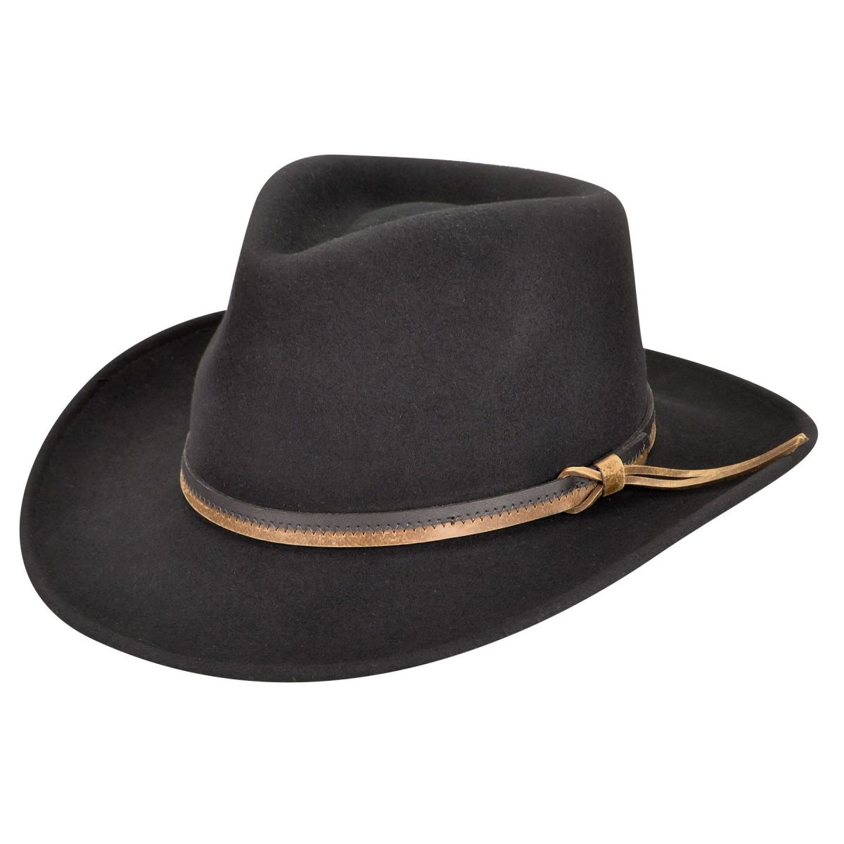 Country Gentleman Felt Outback Fedora Hat – Fedoras.com