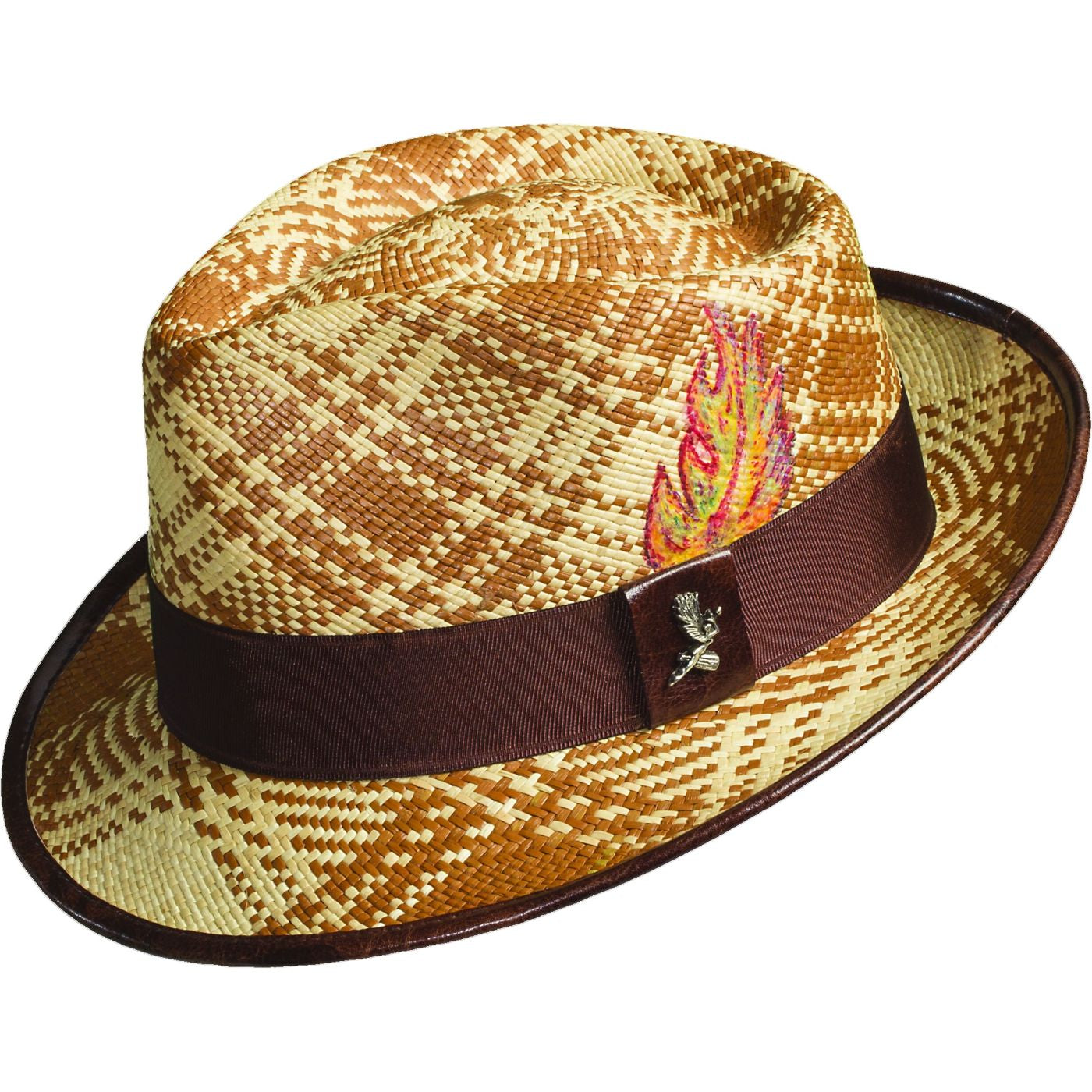 Carlos Santana Fenix Straw Fedora Hat Fedoras carlos-santana-fenix-straw-fedora-hat-fedoras