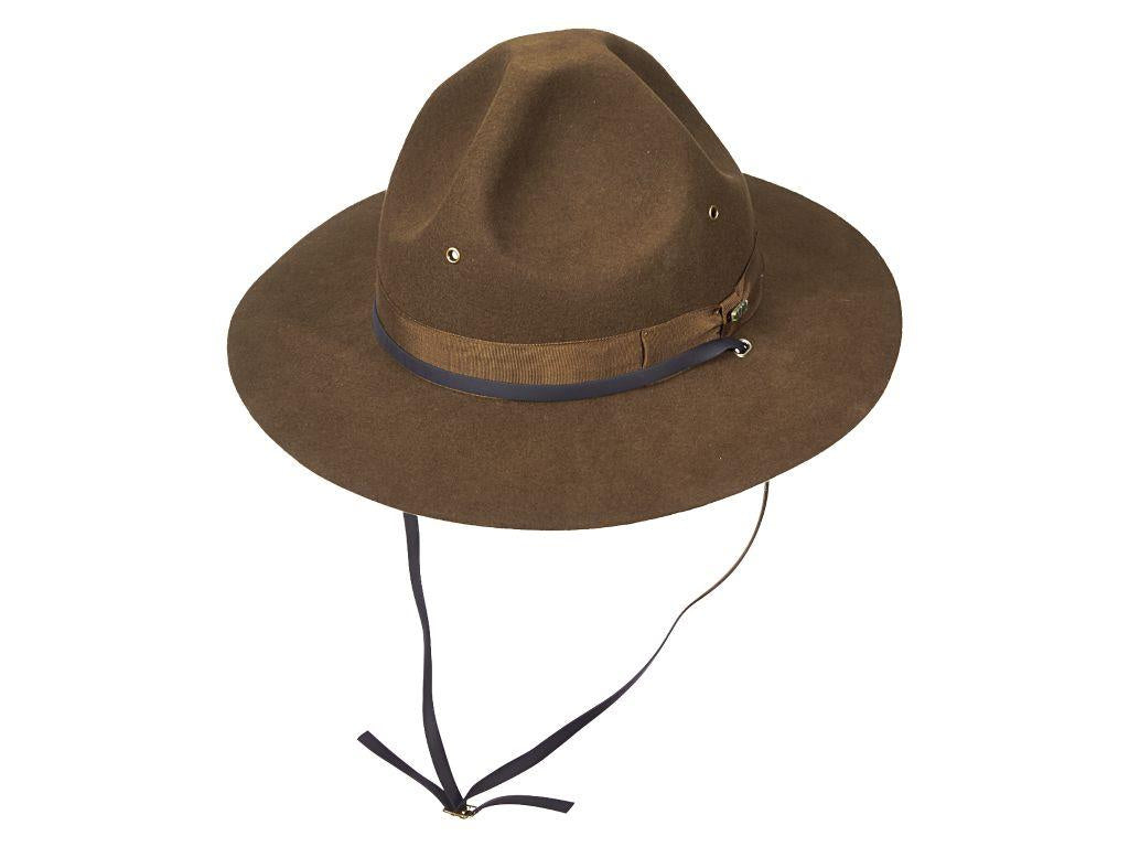 Scala Pepperell Premium Wool Felt Campaign Hat – Fedoras.com