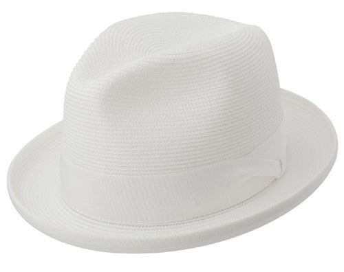 Stetson Latte Milan Braid Straw Fedora – Fedoras.com
