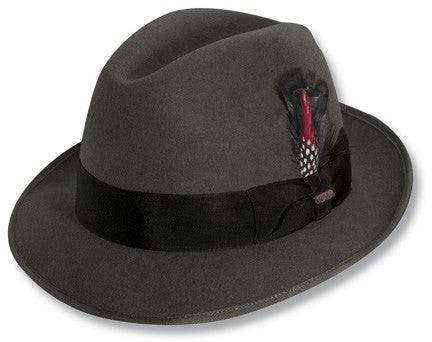 Scala Premium Wool Felt Center Dent Stingy Brim Fedora – Fedoras.com