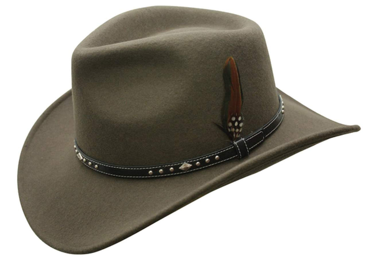 Conner Star Rider Waterproof Wool Outback Hat – Fedoras.com