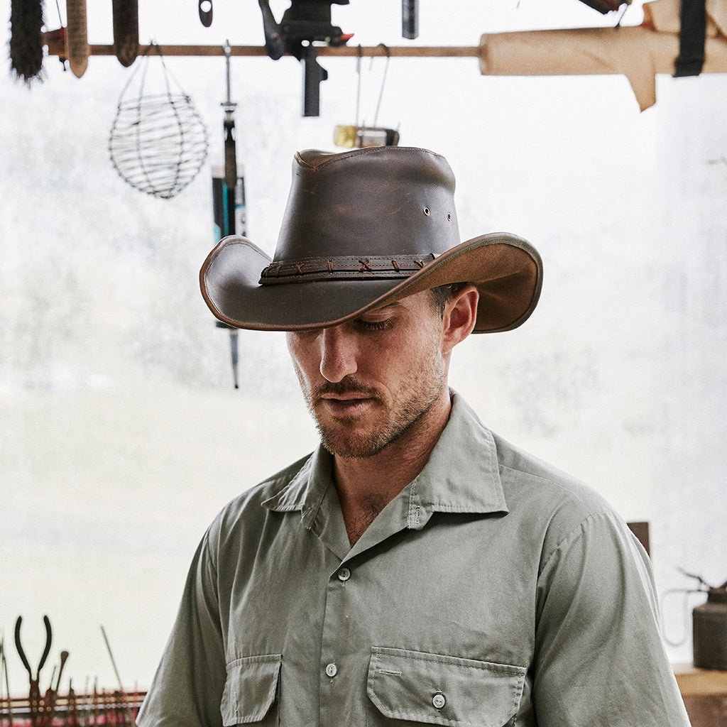 Conner High Sierra Water Resistant Outback Western Hat – Fedoras.com