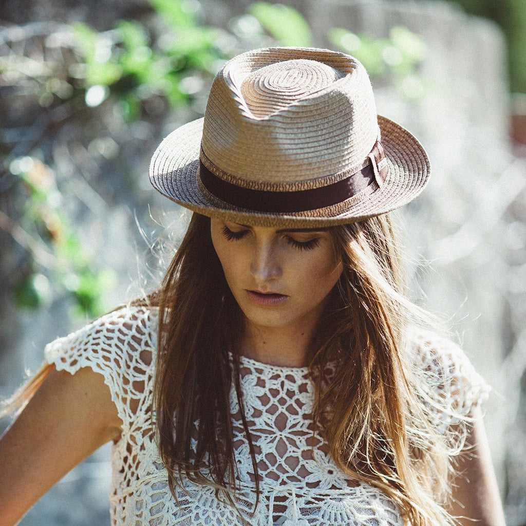 Conner Madeira Toyo Straw Fedora Hat – Fedoras.com