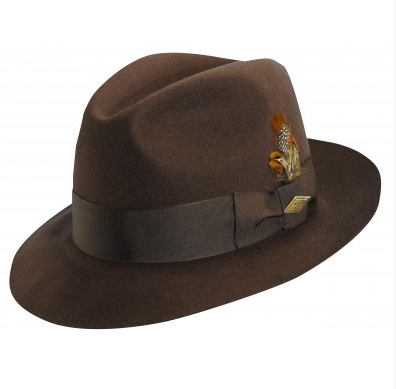 Stacy Adams Wool Felt Center Dent Fedora – Fedoras.com