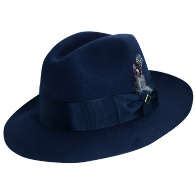 Stacy Adams Wool Felt Center Dent Fedora – Fedoras.com