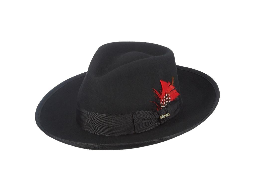 Scala Wool Felt Zoot Large Brim Prom - Michael Jackson Hat – Fedoras.com