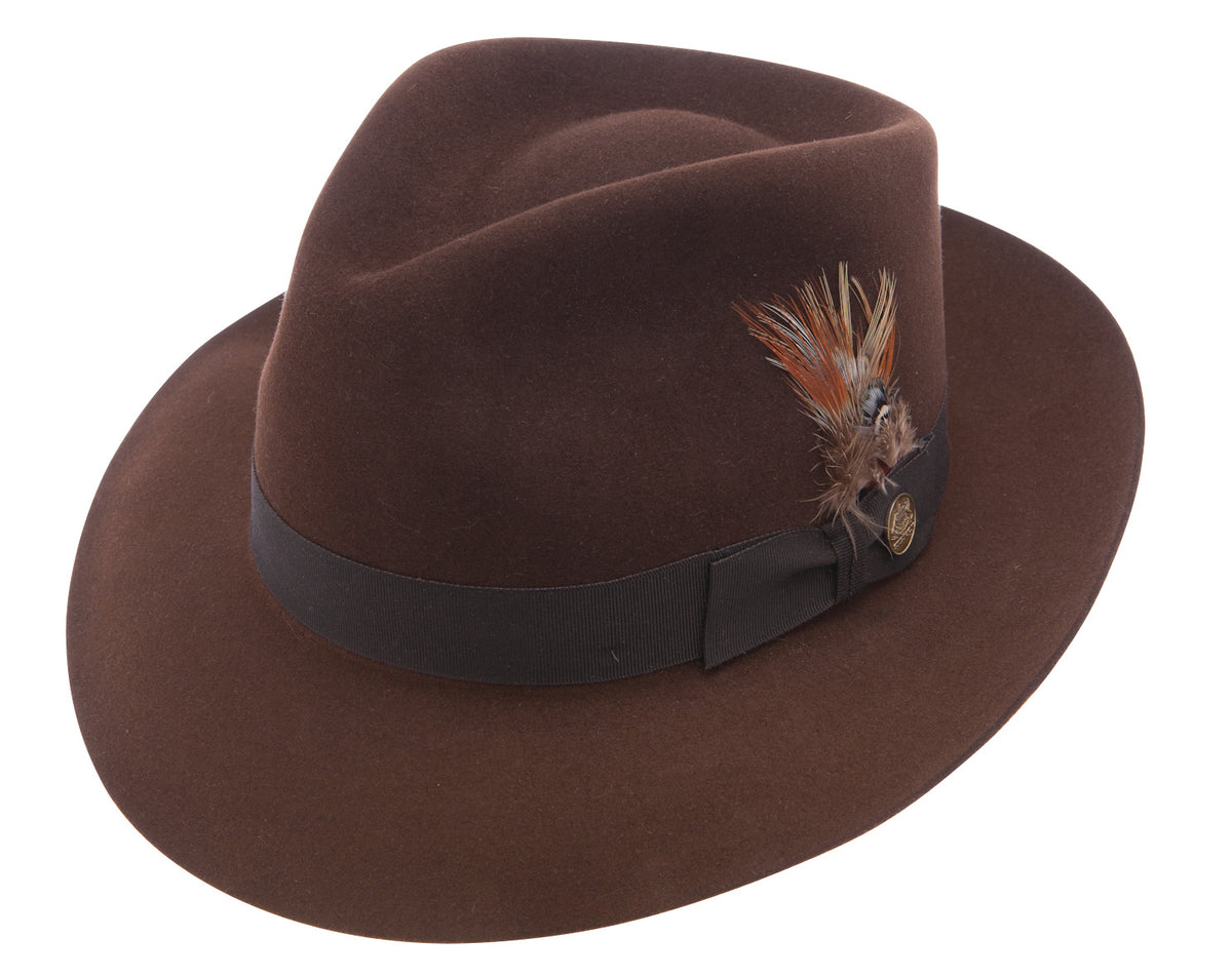 Stetson Chatham Teardrop Crown Fedora – Fedoras.com