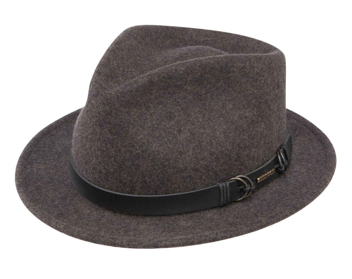 Stetson Goswell Crushable Wool Felt Fedora – Fedoras.com