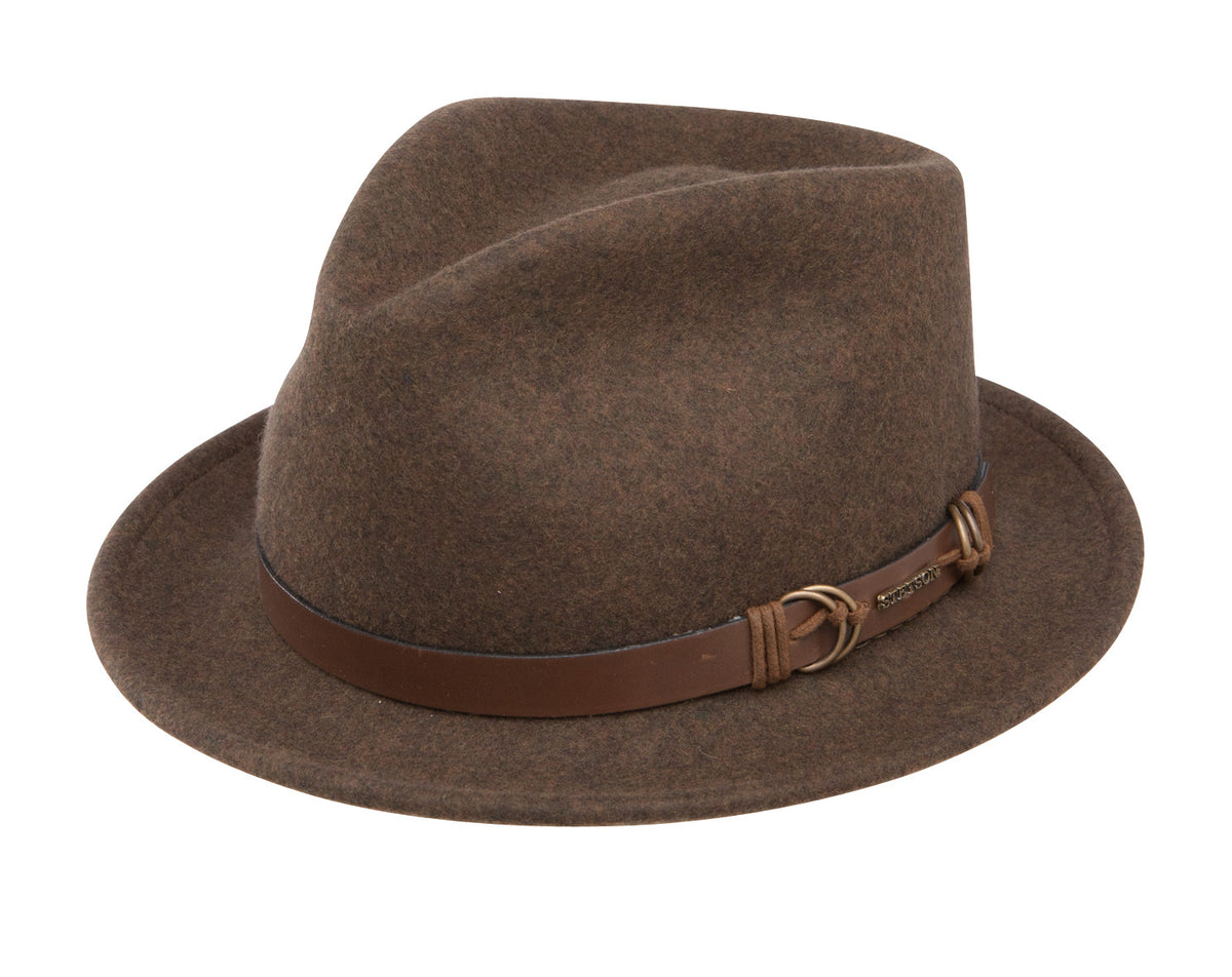 Stetson Goswell Crushable Wool Felt Fedora – Fedoras.com