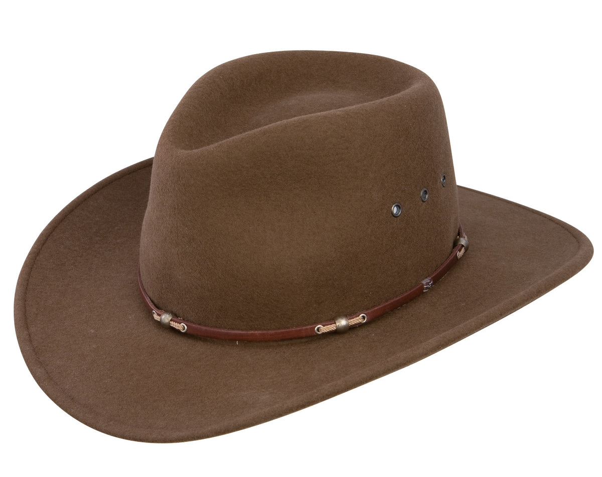 Stetson Wildwood Crushable Outback Hat – Fedoras.com