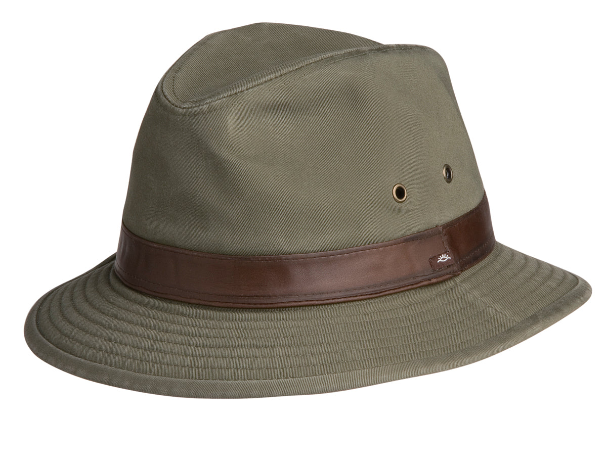 Cov-ver 100% Cotton Safari Fedora Hat – Fedoras.com